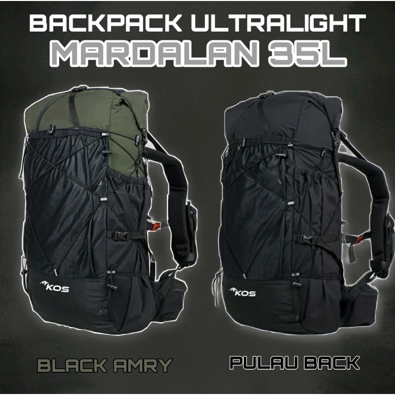 Jual TAS GUNUNG BACKPACK ULTRALIGHT 35L KOS Series MARDALAN / BACKPACK ...