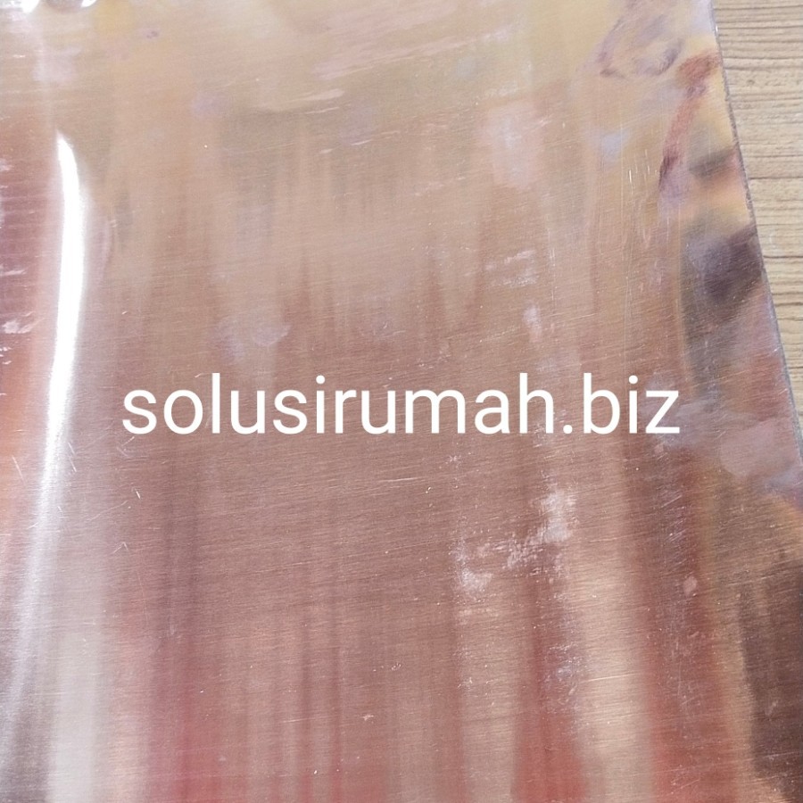 Jual PLAT TEMBAGA 0.3MM POTONG PER100CM SHEET LEMBARAN CUSTOM 03 MM ...