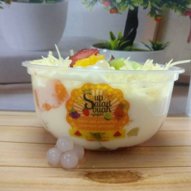 Jual Soup Salad Buah + Yogurt + Boba / Salad Buah Segar / Cemilan sehat ...