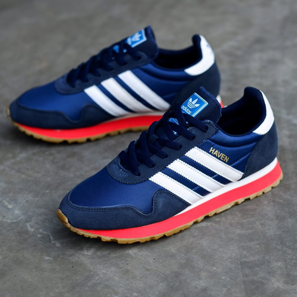 Jual ADIDAS HAVEN BLUE WHITE MULTI COLOR ORIGINAL | Shopee Indonesia