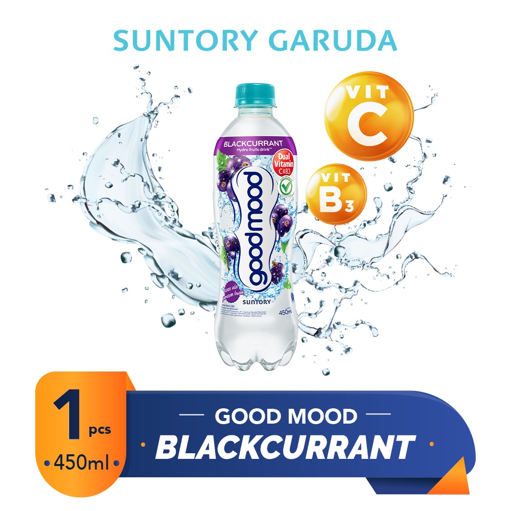 Jual GOOD MOOD Blackcurrant 450ml | Shopee Indonesia