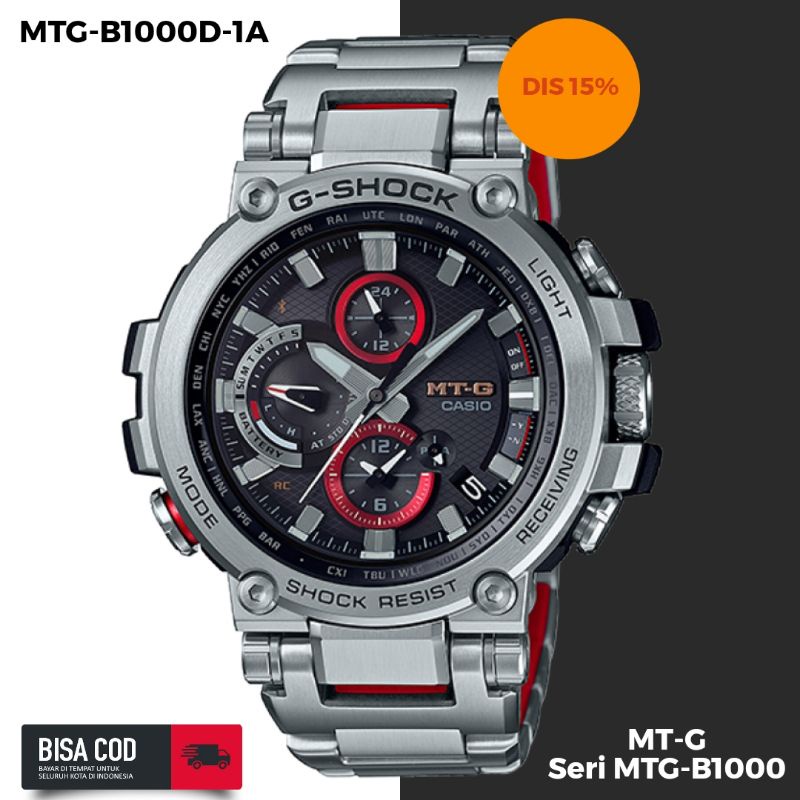 Jual Jam Tangan Pria Merk G-Shock / Gshock Tipe MTG-B1000D-1A | Shopee Indonesia