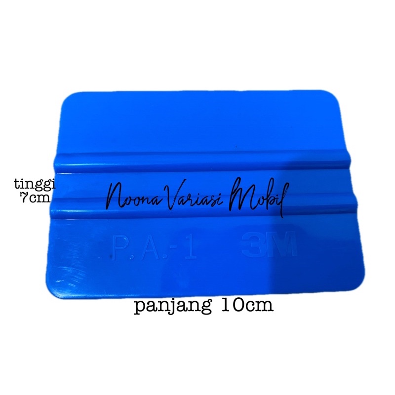 Jual Rakel scrap kaca 3m FULL BLUE alat bantu pasang kaca film mobil ...