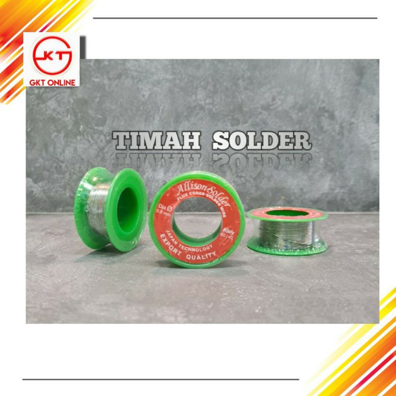 Jual Timah Solder 5 meter Grade 60/40 / Timah kecil 5 meter Solder ...