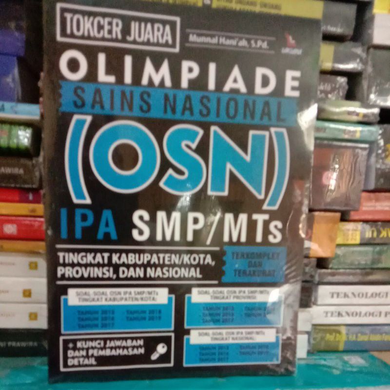 Jual Buku TOKCER JUARA OLIMPIADE OSN IPA SMP | Shopee Indonesia