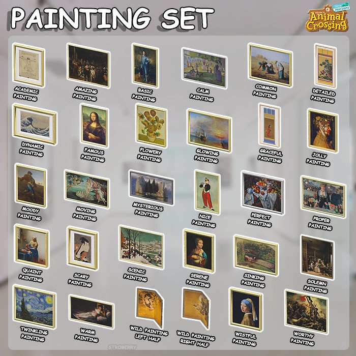 Jual Full Set Genuine Statue & Art ACNH Animal Crossing TERMURAH ...