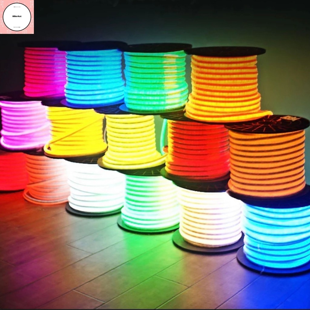 Jual Paket Lampu LED Neon Flex 220V 1 meter Lengkap Tinggal pasang ...