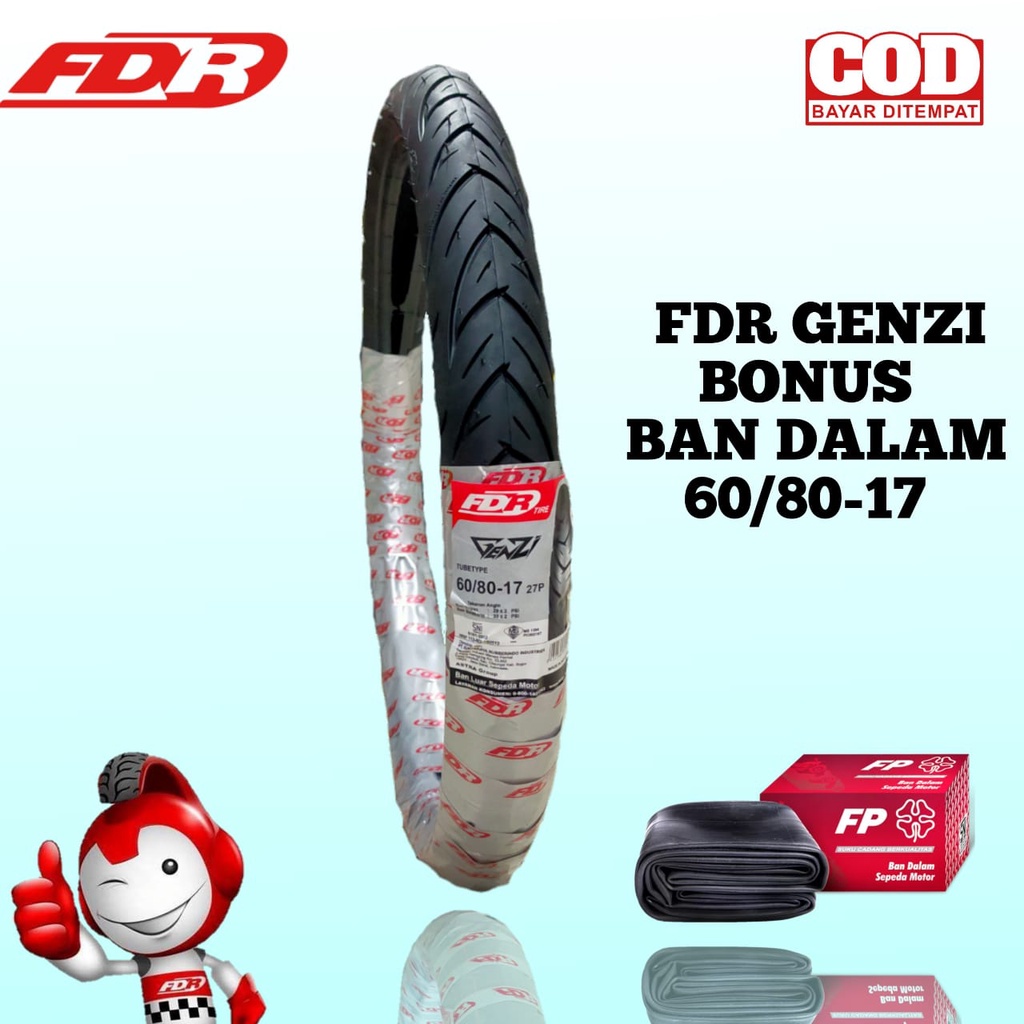 Jual Paket Ban FDR GENZI 60/80-17 Dan Ban Dalam | Shopee Indonesia