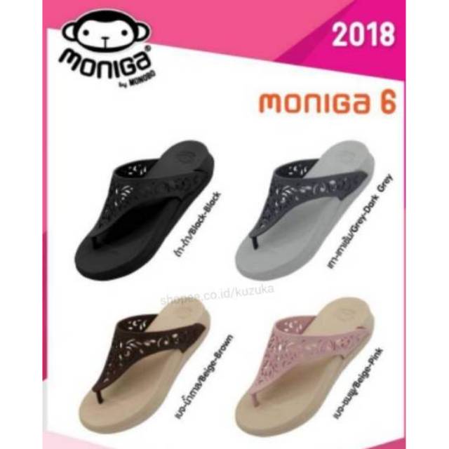 Jual New Sandal Moniga 6 Flip Flop Original by Monobo | Shopee Indonesia