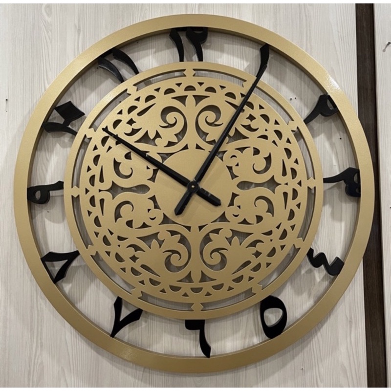 Jual Jam Dinding Motif Batik Angka Arab D80 cm | Shopee Indonesia