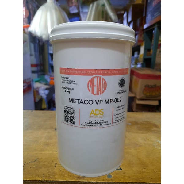 Jual vanili bubuk kuning Merk Metaco MP-002 1kg | Shopee Indonesia