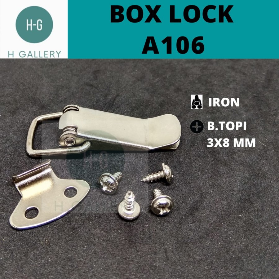 Jual BOX LOCK / KAITAN PETI / KAITAN KOPER / KAITAN TAS OVERVAL / A106 ...