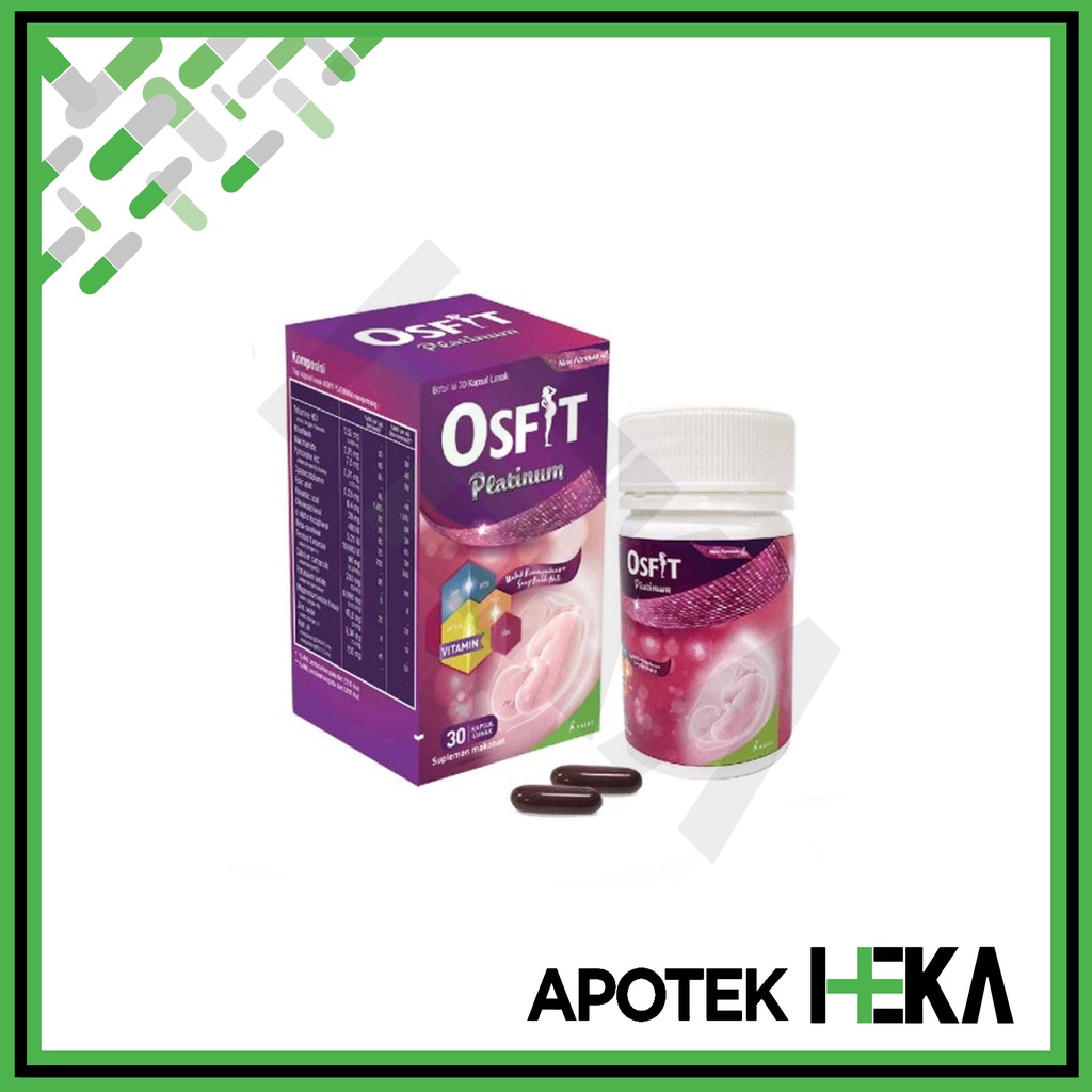 Jual Osfit Platinum isi 30 Kapsul - Suplemen Ibu Hamil dan Menyusui ...
