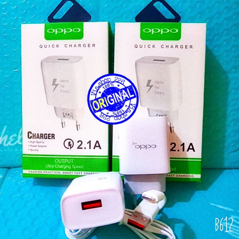 Jual CAS QUICK CHARGER 1 USB MICRO 2.1A HENDPHONE OPPO A3S A5 2020 A7 ...
