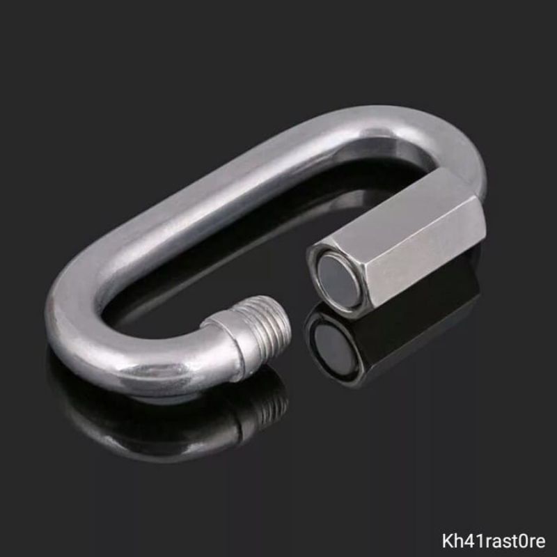 Jual SEGEL QUICK LINK STAINLESS STEEL 304 Sambungan RANTAI BAJA 3.5MM ...