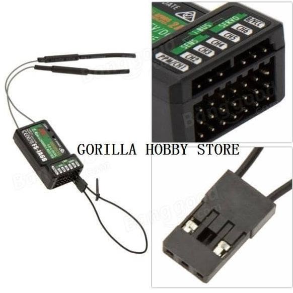 Jual Receiver Flysky Fs-Ia6B 6 Channel For Tx Fsi6 Fs-I6 Receiver Ia6B ...
