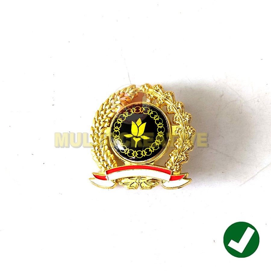 Jual Pin Paskibra Lencana Pin Purna Paskibraka Warna Kuning Padi Kapas ...