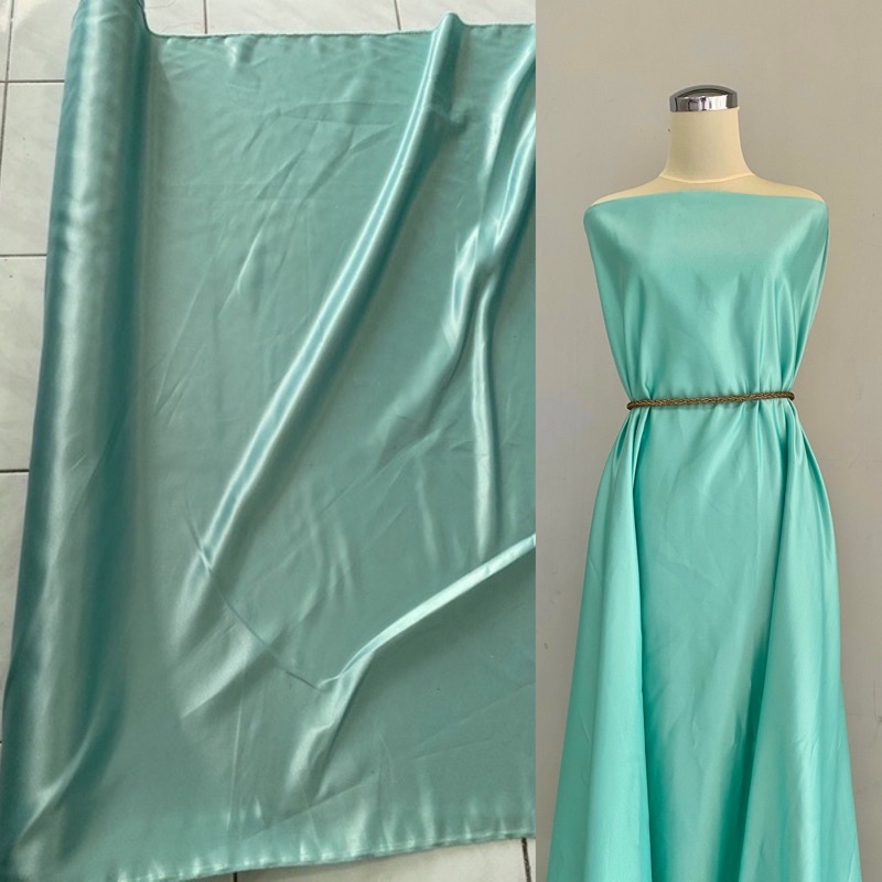 Jual Kain SATIN BRIDAL DUCHESS PREMIUM ORI / Dutches Saten / Dutchess ...