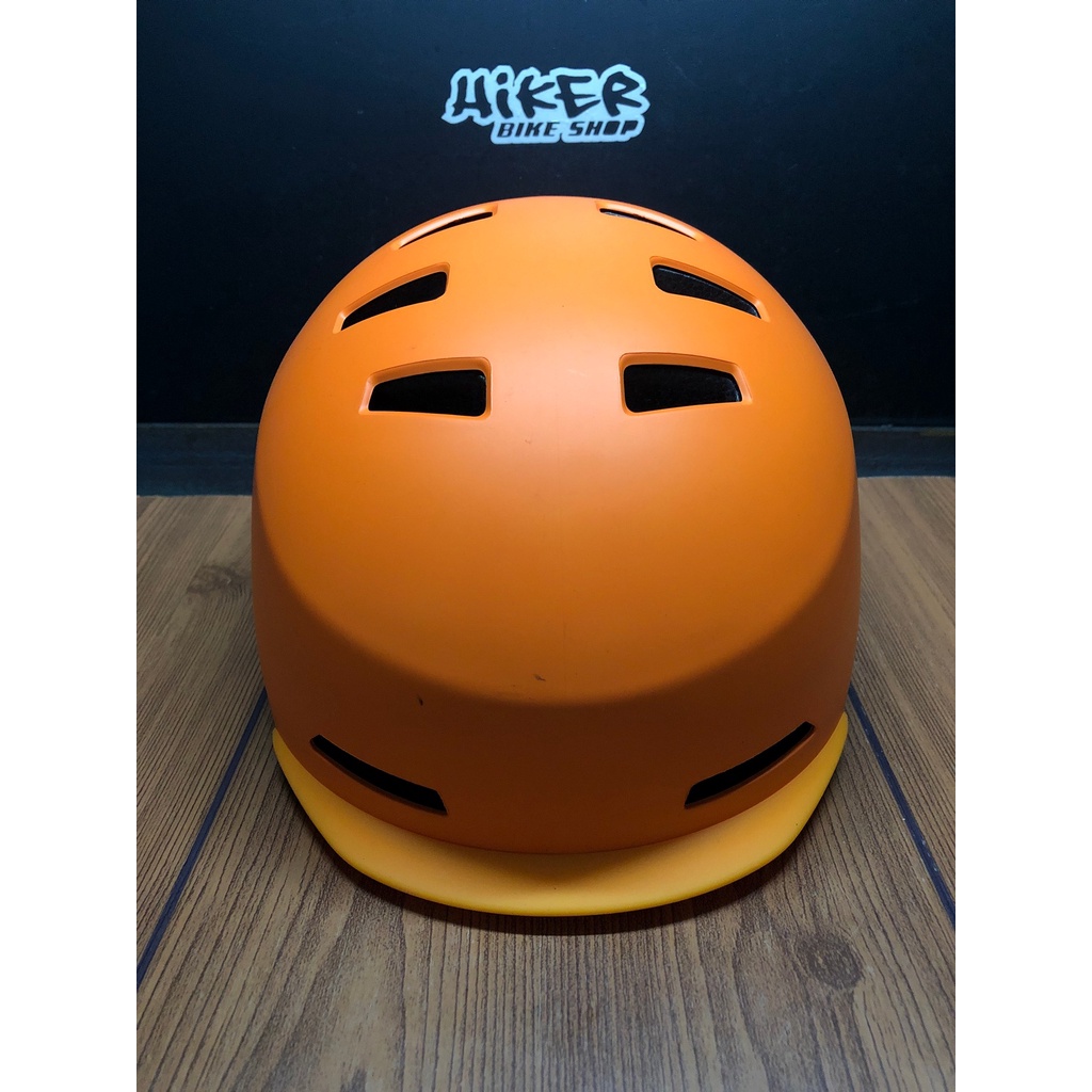 Jual Helm MTB Road Seli Sepeda Lipat SingleTrek Warna Orange Matt Doff ...