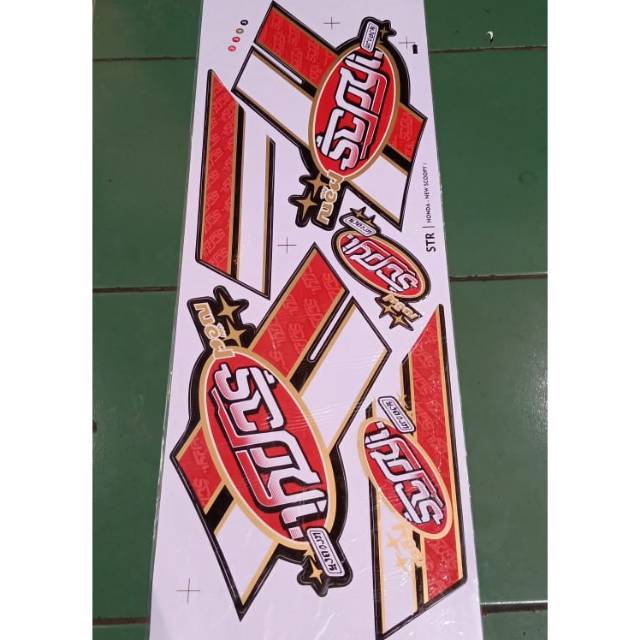 Jual Striping Sticker Variasi Honda Scoopy new thailand | Shopee Indonesia