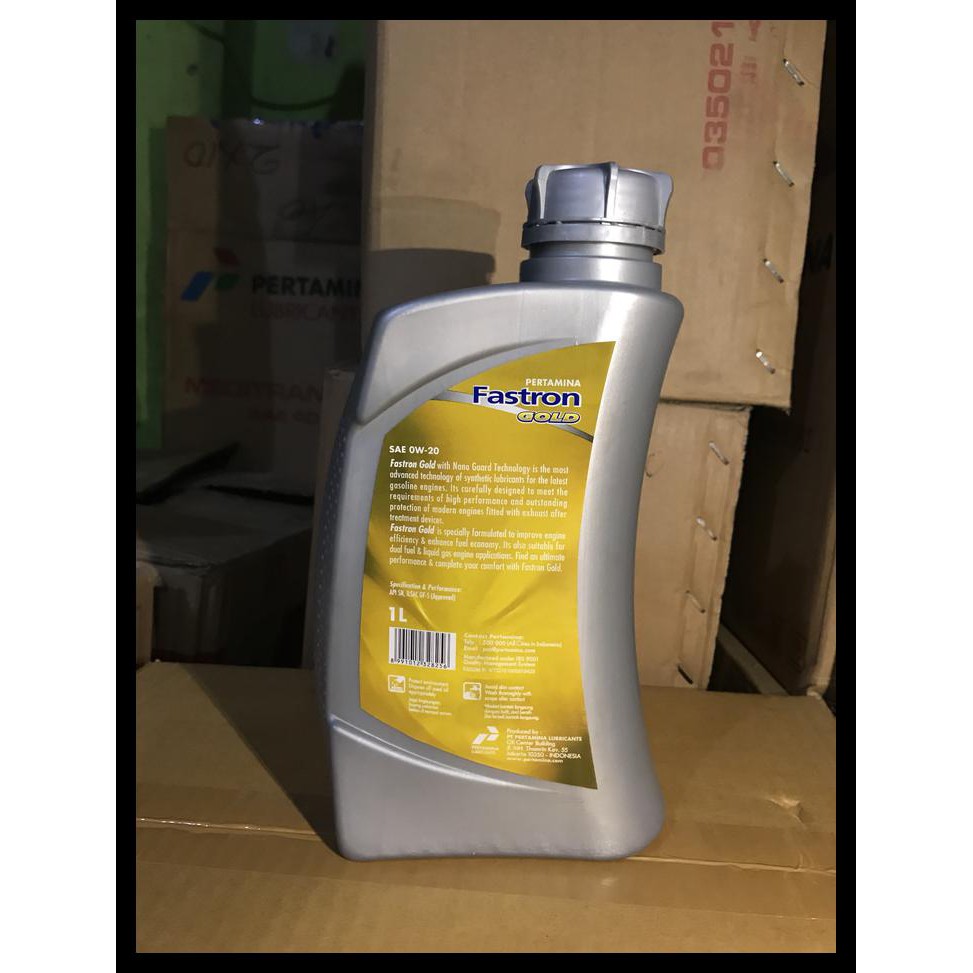 Jual Promo Oli Pertamina Fastron Gold Sae 0W-20 Api Sn Gf-5 Galon 1 ...