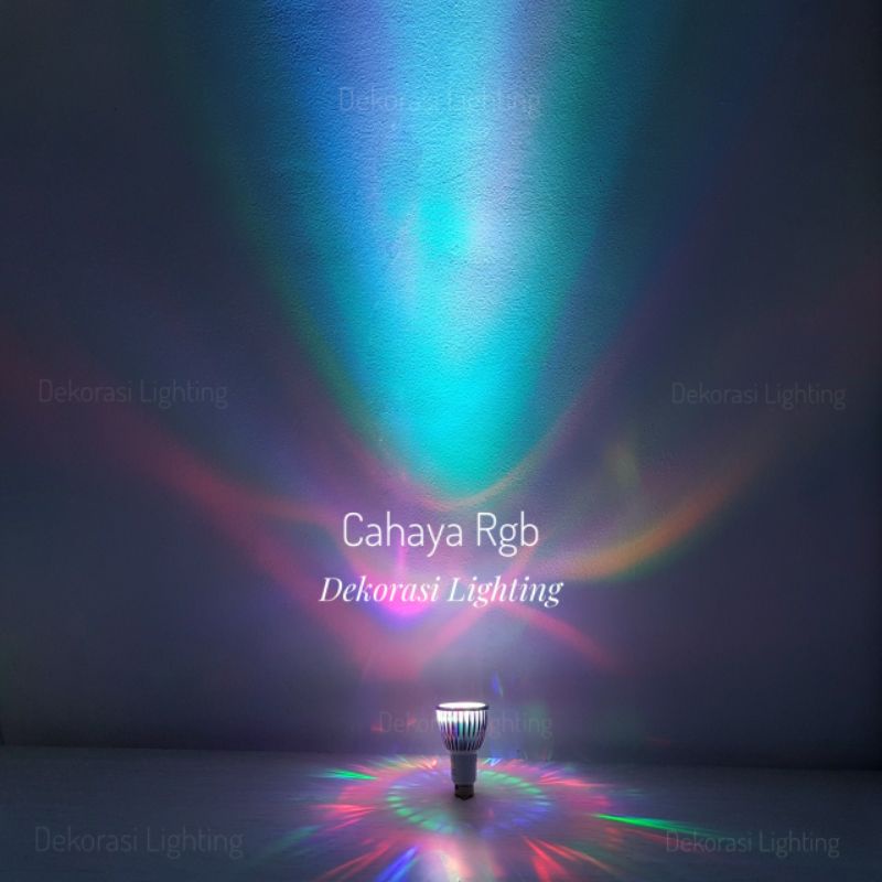 Jual Lampu bohlam halogen led 5w fiting kaki mr16 merah biru hijau ungu ...