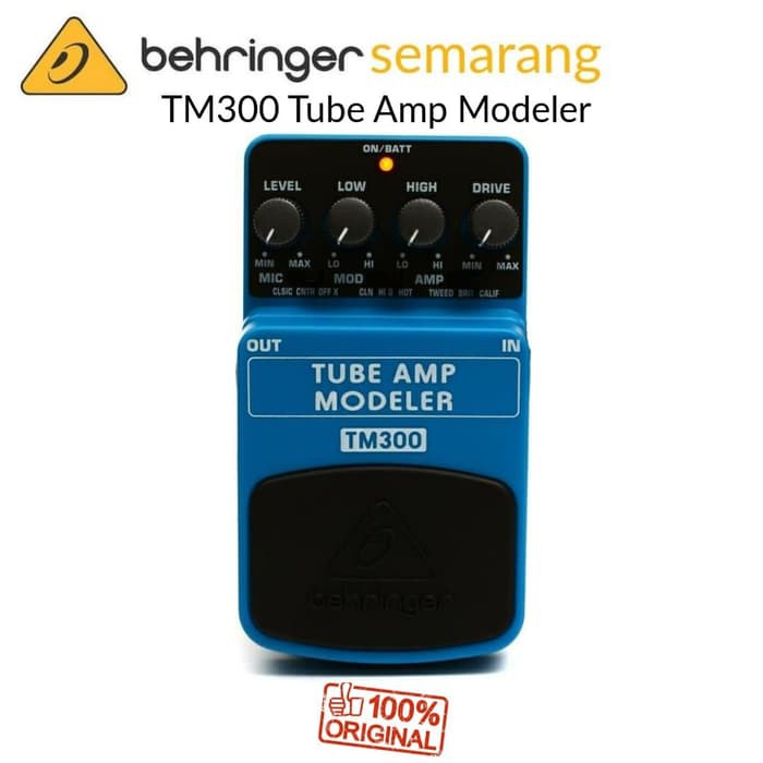 Jual Behringer TM300 - TM 300 Tube Amp Modelling Efek Gitar Pedal ...