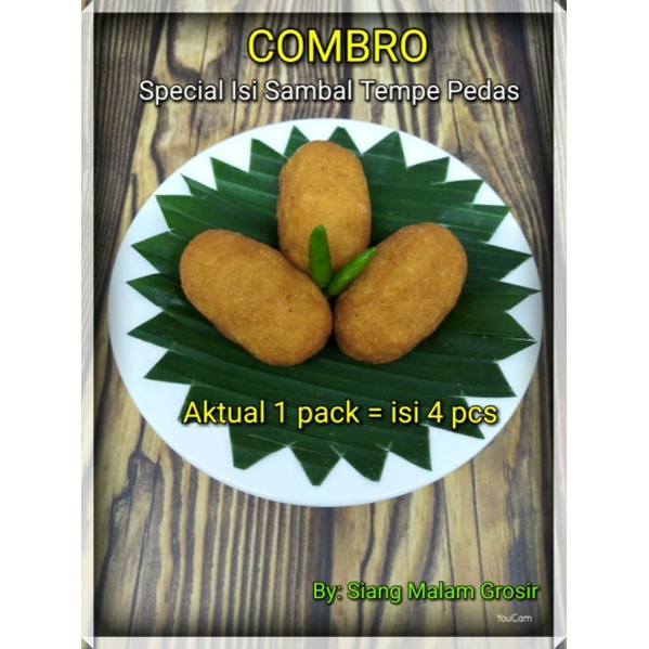 Jual COMBRO Special Isi Sambal Tempe Pedas - Siap Goreng / 1 pack isi 4 ...