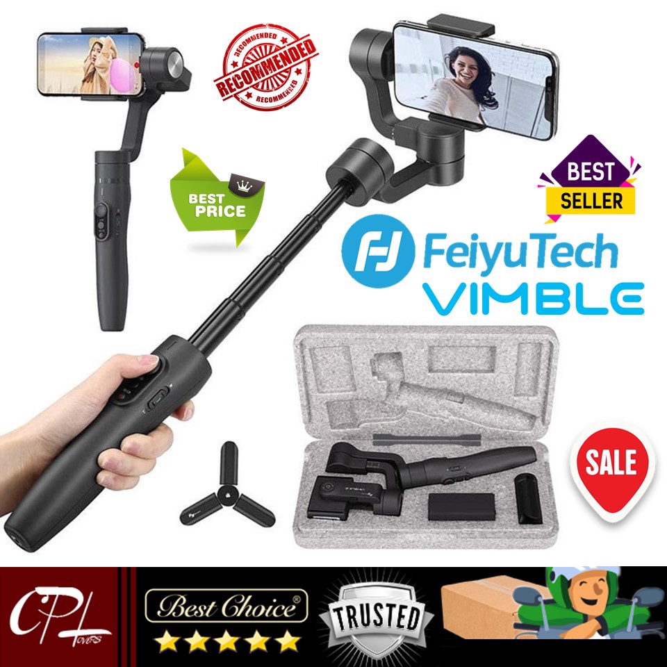 Jual Feiyu Vimble 2S Telescoping 3-Axis Gimbal Stabilizer Smartphone HP ...