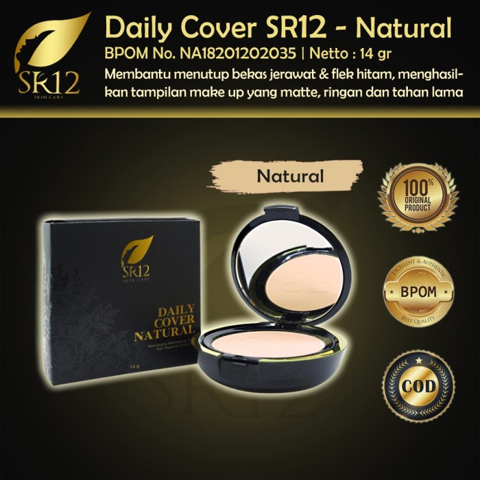 Jual (( BISA COD )) Exclusive Compact Powder SR12 / Natural & Sheer ...