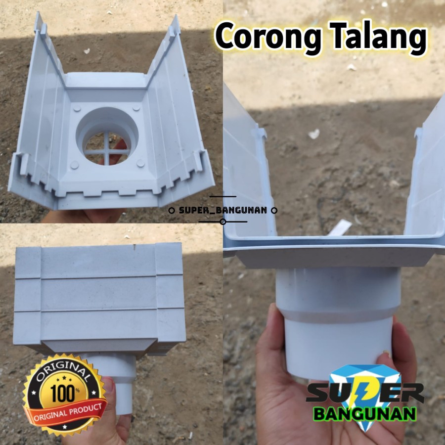 Jual Corong Talang Kotak 4 inch Putih | Shopee Indonesia