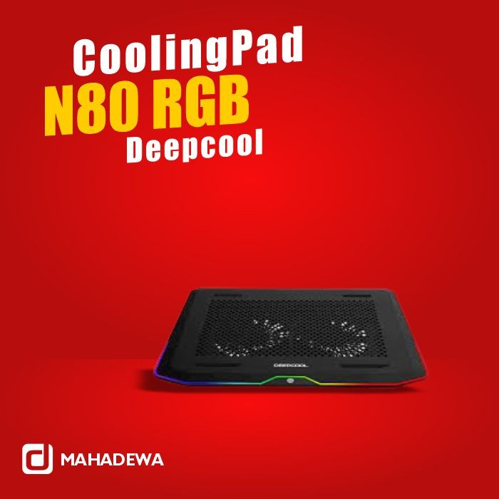 Jual Cooling Pad DeepCool N80 RGB Gaming Laptop | Shopee Indonesia
