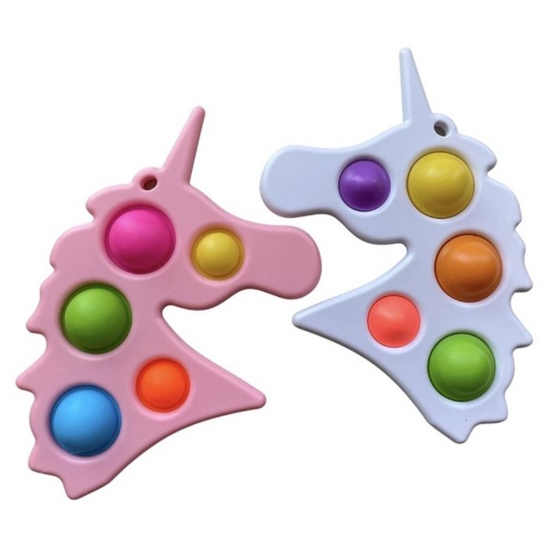 Jual Mainan anak new didget simple dimple toy unicorn kuda pony stress ...