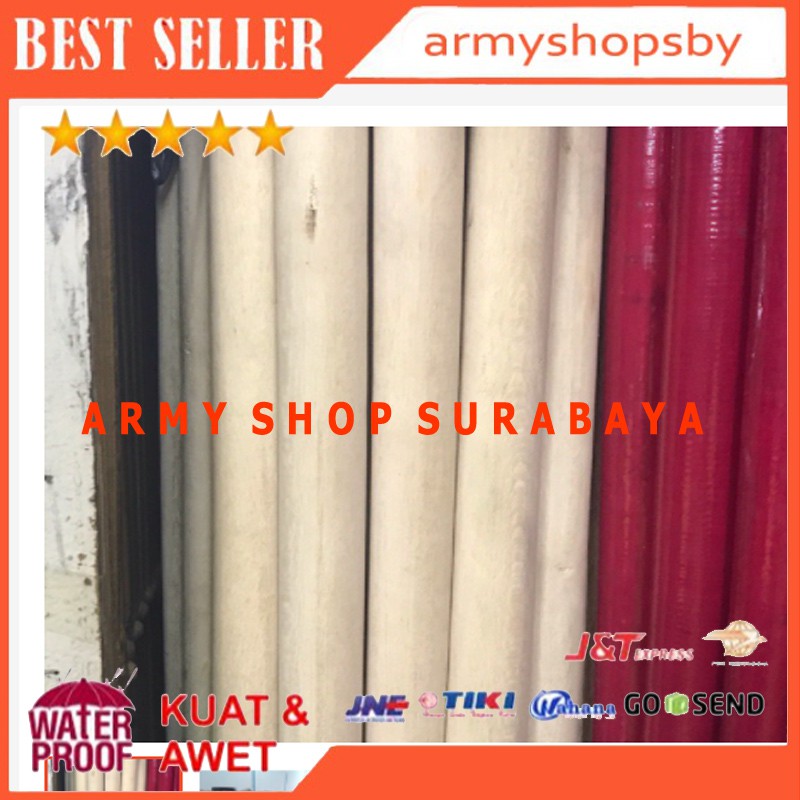 Jual ArmyShopSBY Tongkat pramuka / Toya pramuka bahan kayu randu polos ...