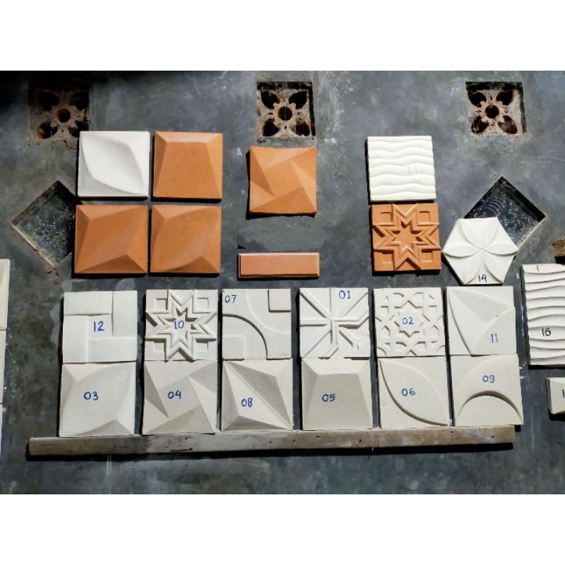 Jual bata tempel, wall panel 3d, roster tempel | Shopee Indonesia