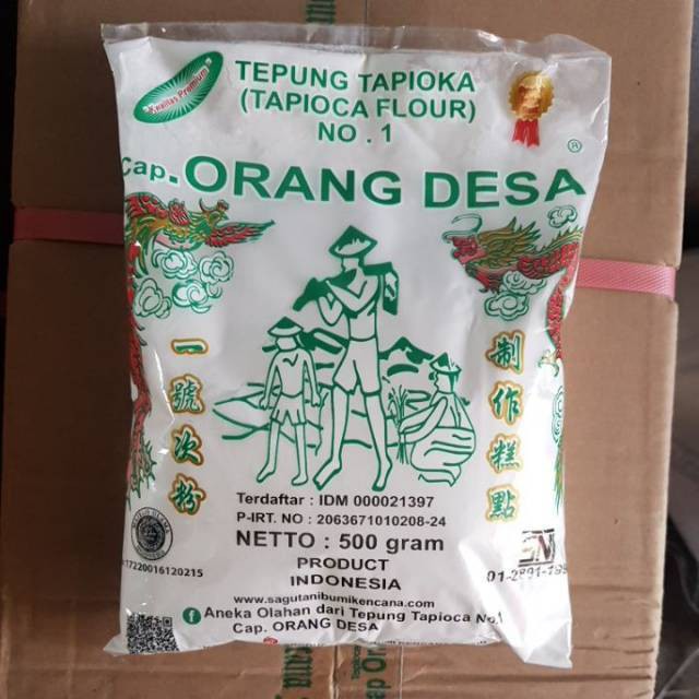 Jual Tepung Tapioka cap Orang Desa / Bumi Kencana 1kg | Shopee Indonesia