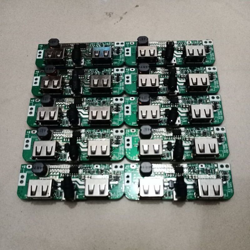 Jual Modul power bank 2 slot usb max 2.A 100% baru | Shopee Indonesia