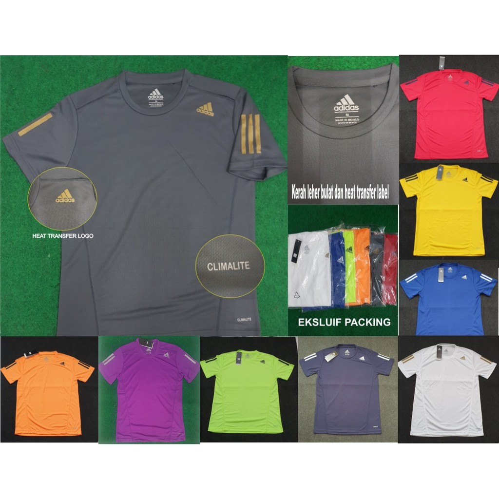 Jual BAJU running lari "PRIA" gym fitnes olahraga dewasa **AdA | Shopee ...