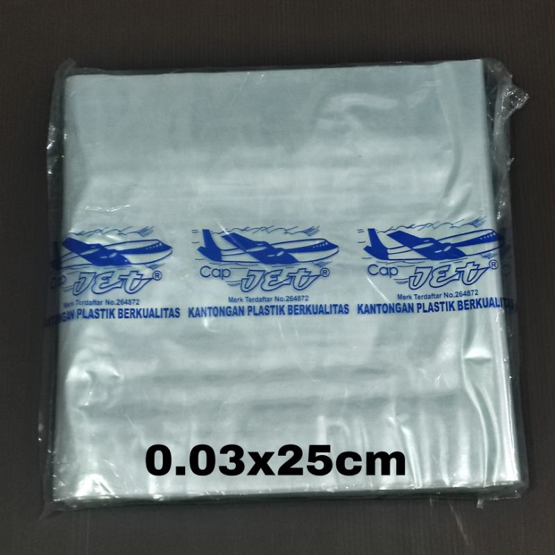 Jual Plastik PP Rol/Plastik Roll PP Bening Tebal 0.03 Lebar 25cm ...