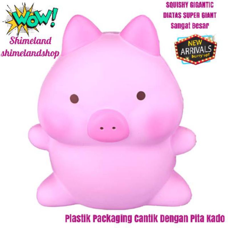 Jual SQUISHY GIGANTIC PIGGY SUPER BESAR KADO MAINAN ANAK Best Seller | Shopee Indonesia