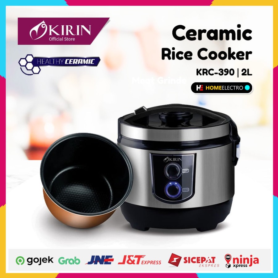 Jual Rice Cooker Magic Com Kirin KRC-390 (2 Liter) | Shopee Indonesia