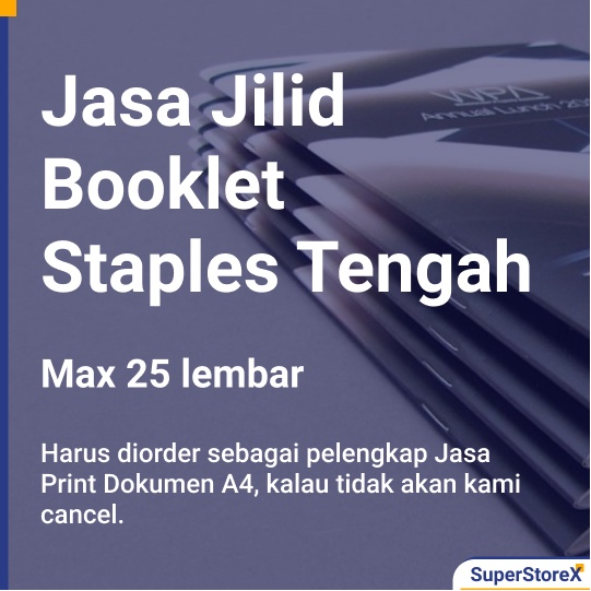 Jual Jasa Jilid Booklet Staples Stapler Tengah - Ready Stock | Shopee Indonesia