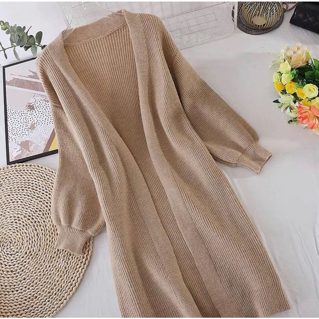 Jual LONG CARDY PREMIUM KARDIGAN RAJUT PANJANG WANITA OVERSIZE CARDIGAN WANITA OUTER WANITA ...