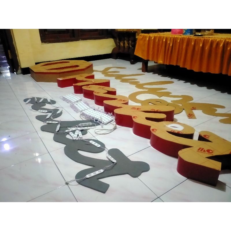 Jual Letter Akrilik Nyala 3D | Shopee Indonesia