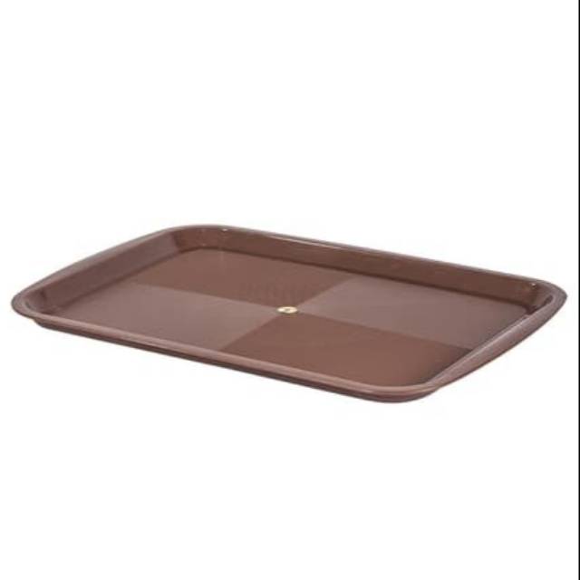 Jual Nampan Coklat Segi Kotak Premium Owl 43x31CM Baki Food Serving ...