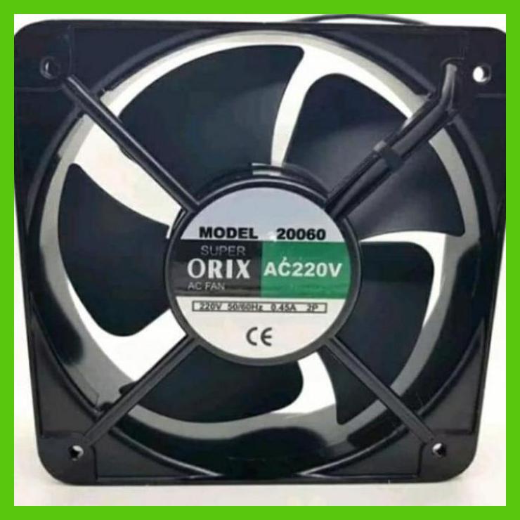 Jual KIPAS FAN ORIX 20CM + JARING INPUT AC 220VOLT ORIGINAL | Shopee Indonesia