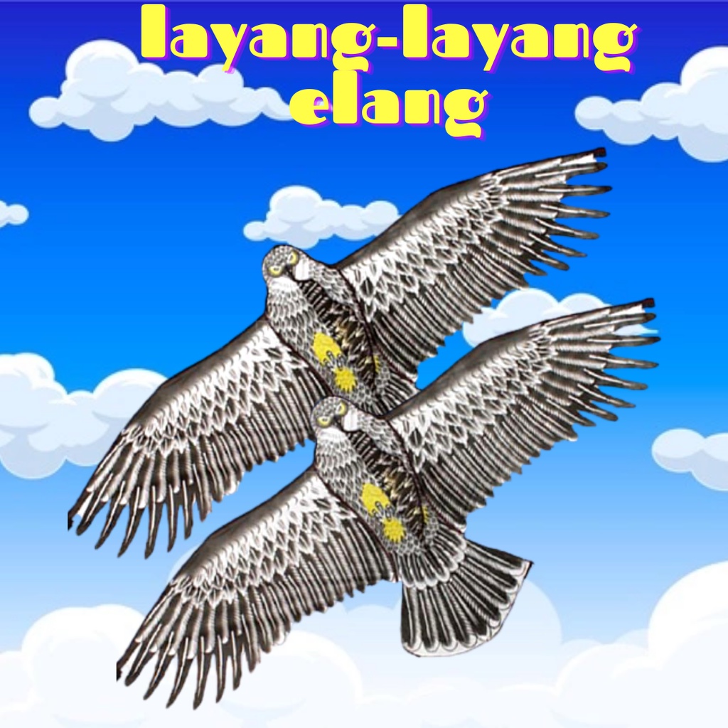 Jual Layangan Elang - Bahan Parasut Tahan Air - Eagle Kites - Layang ...