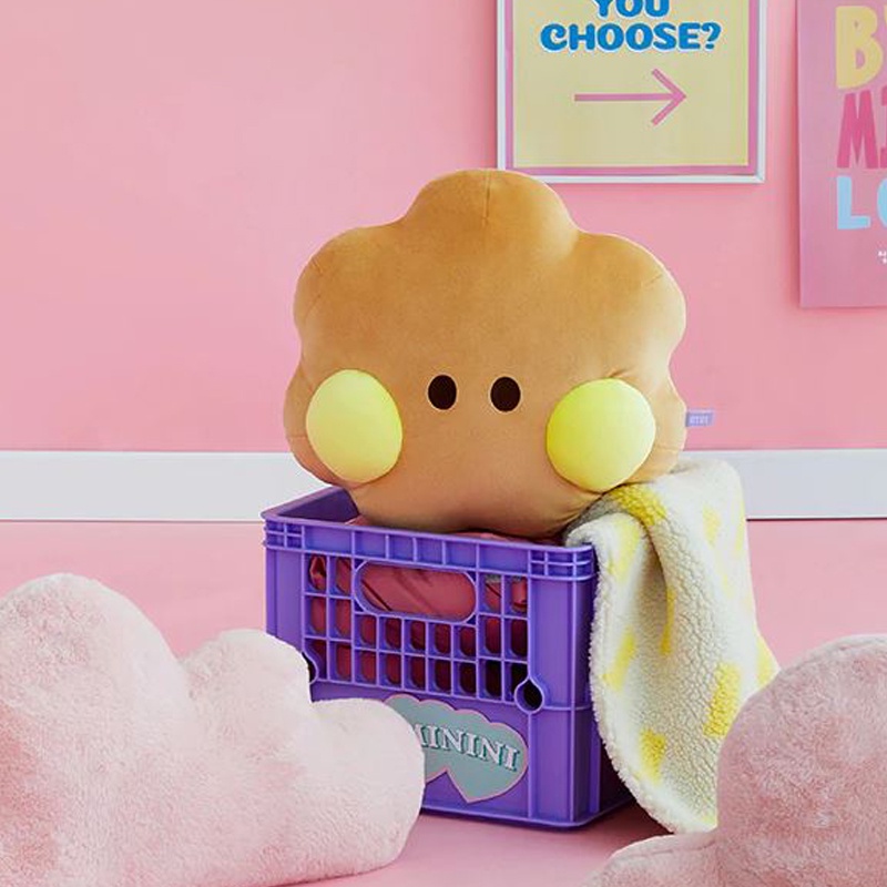 Jual BT21 Minini Big Head Cushion Line Friends BONEKA BT21 OFFICIAL ...