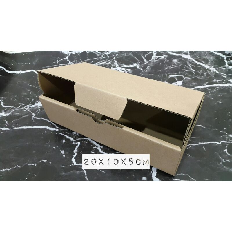 Jual kardus die cut 20x10x5cm/kemasan packaging kotak box roti ...