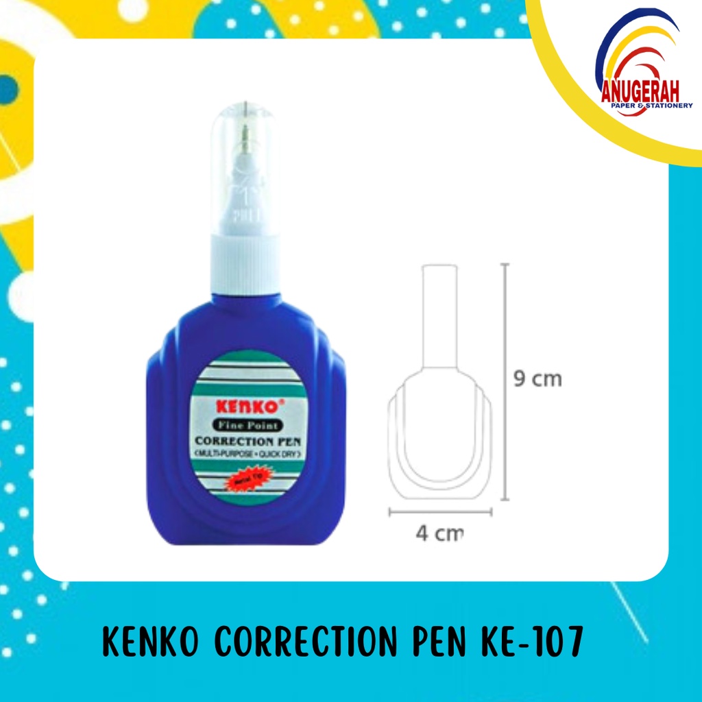 Jual CORRECTION PEN / TIPE X KENKO KE-107 (PCS) | Shopee Indonesia